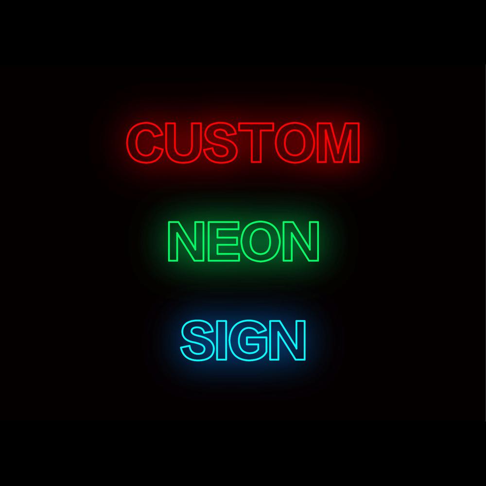 Egendefinert Custom Neon Skilt, Personlig Neonskilt - Neonskilter ...